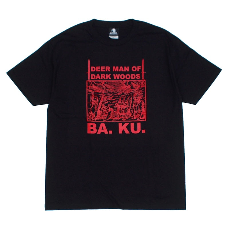 BARRIER KULT "DEER MAN BLOOD TEE" (Black / Red) – PLUGS