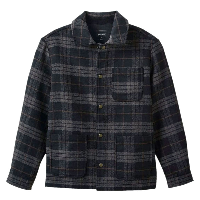 BRIXTON ジャケット "SHOP CHORE COAT" (Black / Charcoal Plaid) – PLUGS