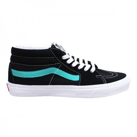 VANS "SK8-MID" (CLASSIC SPORT) Black / Waterfall – PLUGS